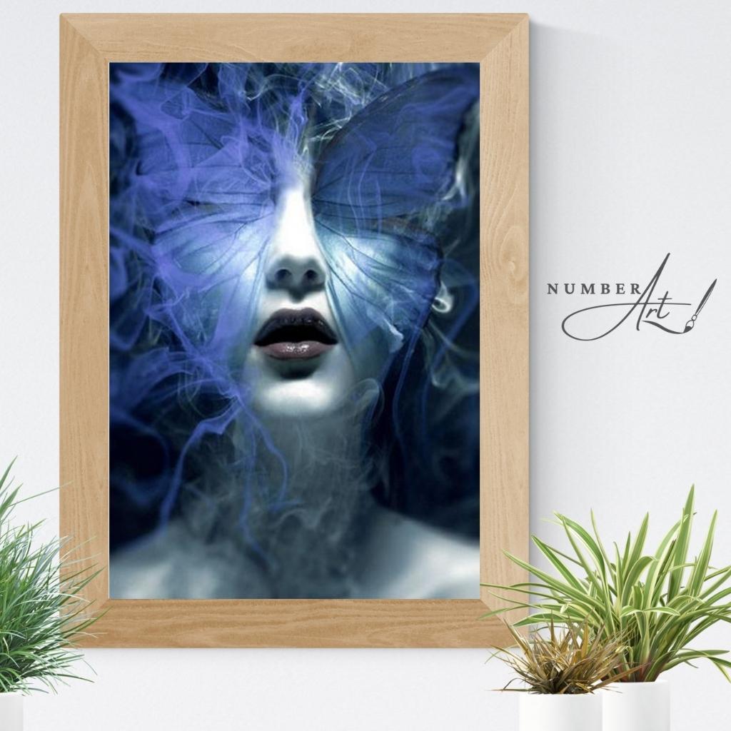Fantasy Girl Abstract Art ArtzFolio.com